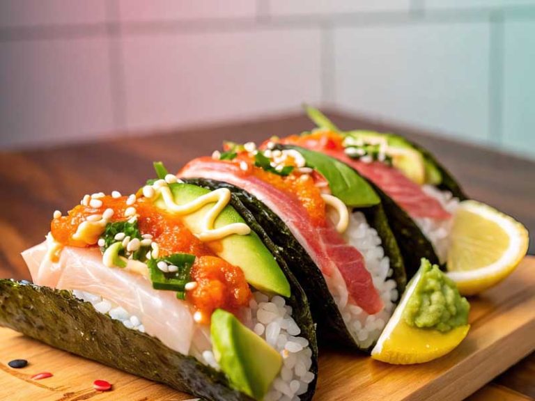 Sushi Taco & Keju Pelangi: Makanan Viral TikTok : INSPIRASI MASAK